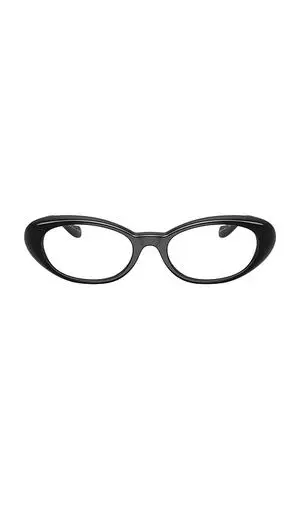 Versace Oval Eyeglasses - Black