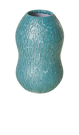 HOUSEPLANT Crackle Vase Seth - Light Blue