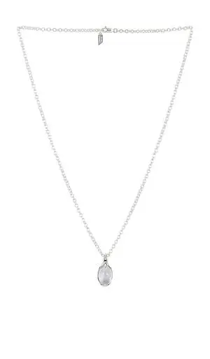 LOREN STEWART Crystal Orb Amulet Necklace - Sterling Silver