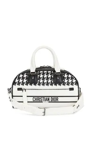 FWRD RENEW Dior Vibe Zip Bowling Bag - Black & White