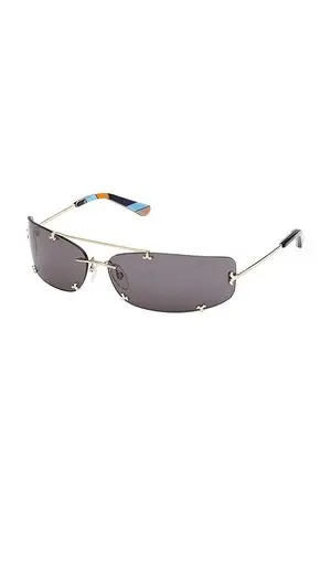 Emilio Pucci Rectangular Rimless Sunglasses