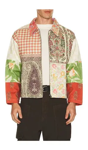 Found Printed Jackets For Men