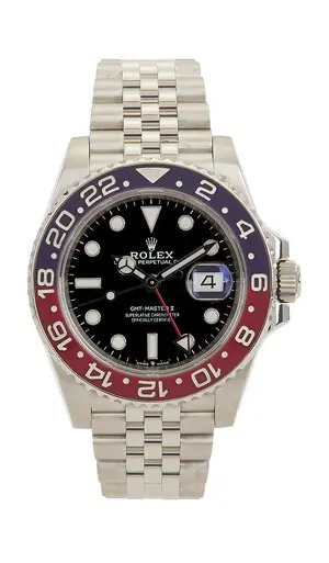 FWRD RENEW Rolex Gmt-master Ii Steel Pepsi Bezel Automatic Dial Watch - Silver