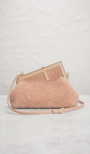 FWRD RENEW Fendi Shearling First Bag