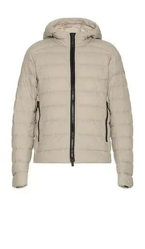 Canada Goose Crofton Hoody Enduraluxe Puffer Jacket - Limestone