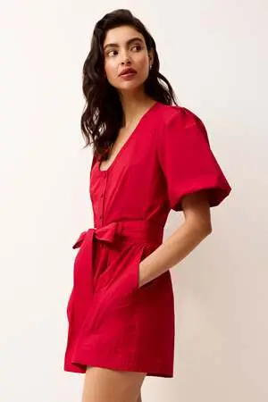 MARIE OLIVER Devin Romper - Currant