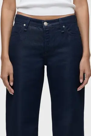 Hudson Jeans Rosie High-rise Wide Leg Cuffed Jean