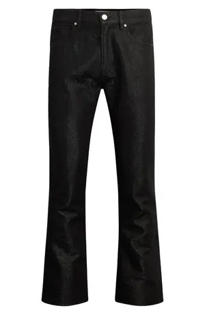 Hudson Jeans Walker Metallic Kick Flare Jeans - Stargazer