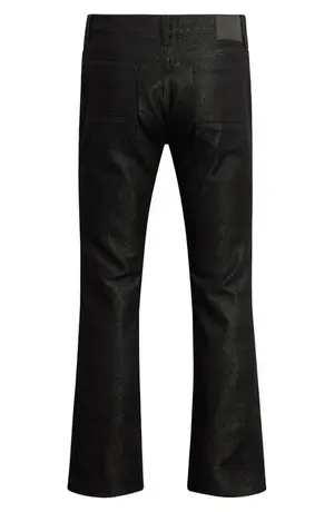 Hudson Jeans Walker Metallic Kick Flare Jeans - Stargazer