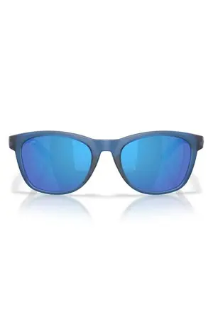 COSTA DEL MAR Aleta 54mm Polarized Mirrored Sunglasses - Translucent Blue/blue 580g