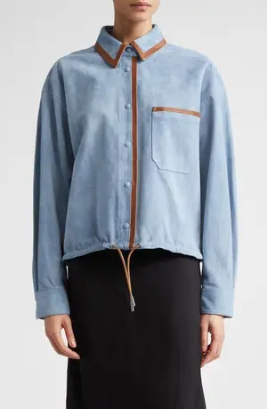 Marni Suede Drawstring Overshirt