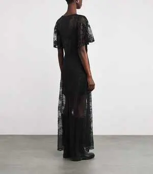 Maje Lace Maxi Dress