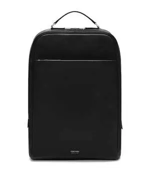 TOM FORD Leather Backpack - Black