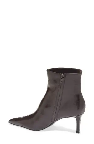 Mango Valle Pointed Toe Bootie - Burgundy