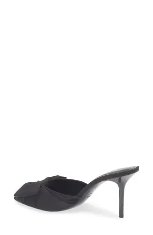 Mango Lasy Bow Stiletto Slide Sandal