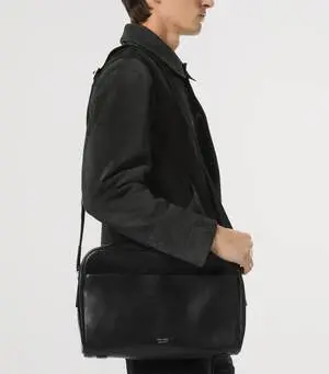 TOM FORD Leather Messenger Bag