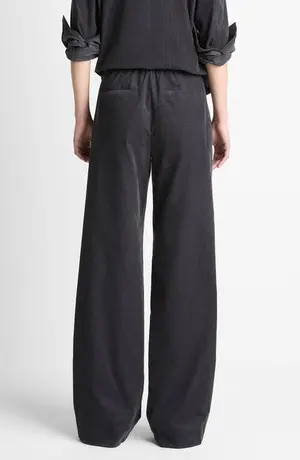 Vince Pull-on Corduroy Pants - Graphite
