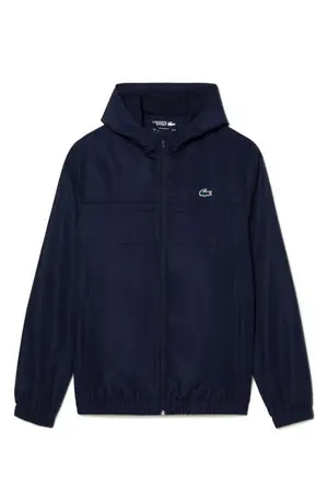 Lacoste Water Repellent Hooded Taffeta Jacket