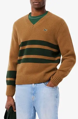 Lacoste V Neck Sweaters For Men