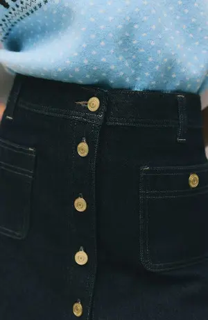 NEXT Patch Pocket Denim Miniskirt