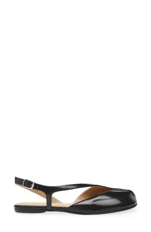 MAISON MARGIELA Tabi Slingback Flat - Black