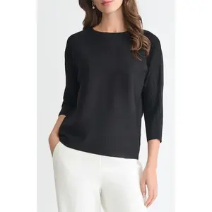 KASPER Boat Neck Dolman Sleeve Sweater
