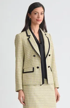 KASPER Faux Double Breasted Blazer