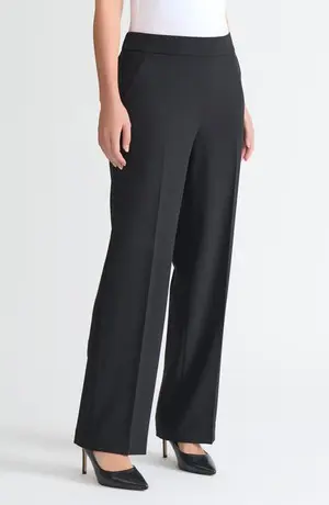KASPER Gracie Pull-on Trousers - Black