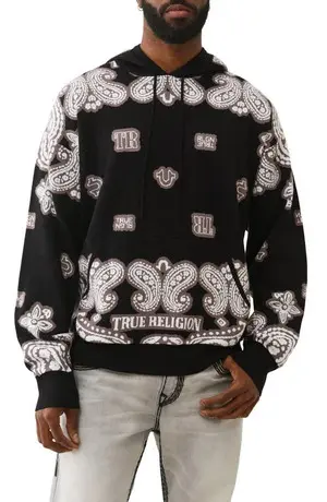 True Religion Bandana Graphic Hoodie