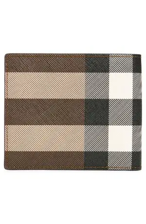 Burberry Giant Check Bifold Wallet