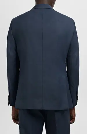 Mango London Regular Fit Blazer - Navy