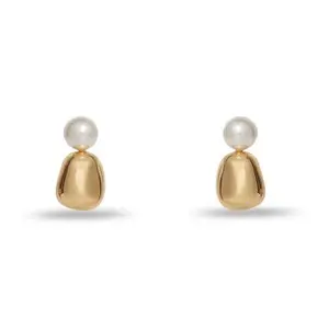 Lele Sadoughi Pebble Stud Earrings - Gold 720