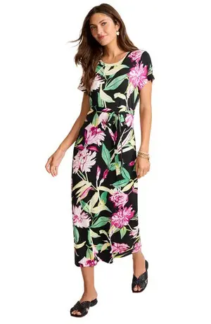 Tommy Bahama Twilight Bloom Knit Midi Dress