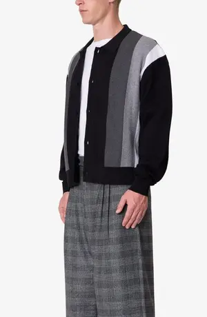 Mnml Stripe Collar Cardigan