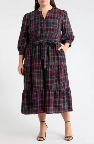 Sugarlips Plaid Day Dresses