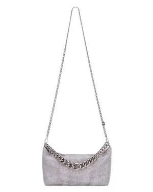 Rafe New York Eliza Diamante Shoulder Bag - Silver