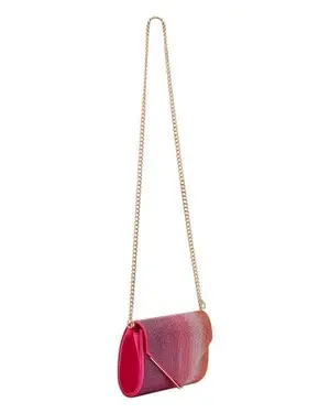 Rafe New York Candy Diamante Envelope Clutch - Fuchsia/orange
