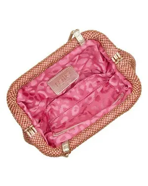 Rafe New York Brooke Diamante Frame Clutch - Fuchsia