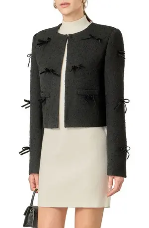 English Factory Boxy Fit Bow Jacket