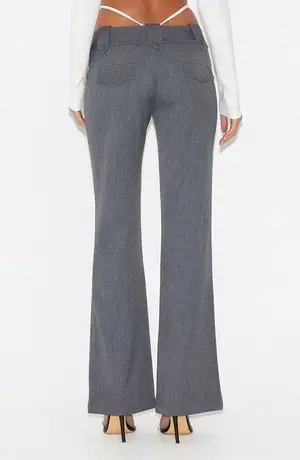 TIGER MIST Kittie Low Rise Pants - Grey