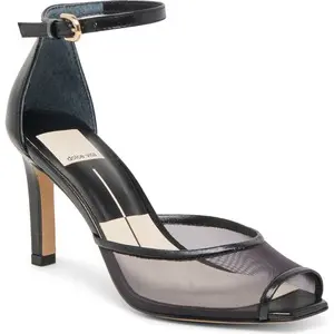 Dolce Vita Serlo Ankle Strap Sandal - Onyx Mesh