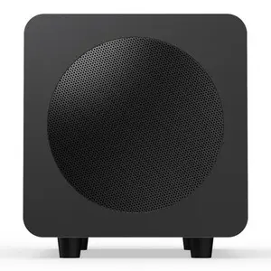 KANTO Sub6 6 In Sealed Powered Subwoofer - Matte Black