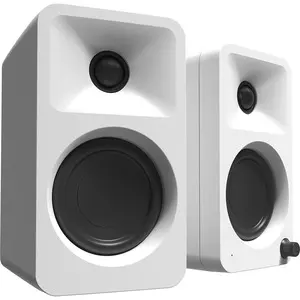 KANTO Ora Powered Reference Desktop Speakers With Bluetoothpair - Matte White