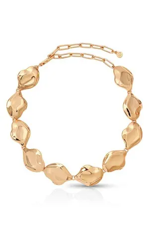 Ettika Liquid Luxe Statement Choker Necklace - Gold