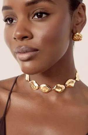 Ettika Liquid Luxe Statement Choker Necklace