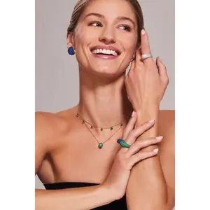 GRAZIELA Sapphire Bahia Pendant Necklace