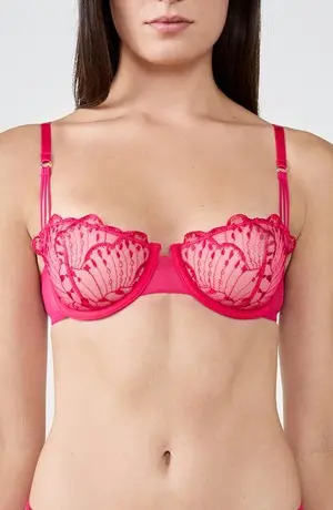 ETAM Nayade Underwire Balconette Bra - Petunia