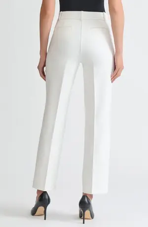 KASPER Flat Front Pull-on Trousers