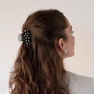 Lele Sadoughi Mini Polka Dot Claw Clip
