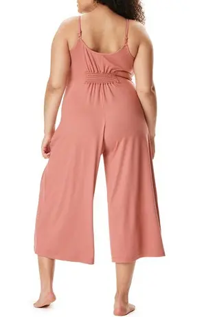 Motherhood Maternity Maternity Sleep Romper With Nursing Access - Mauve